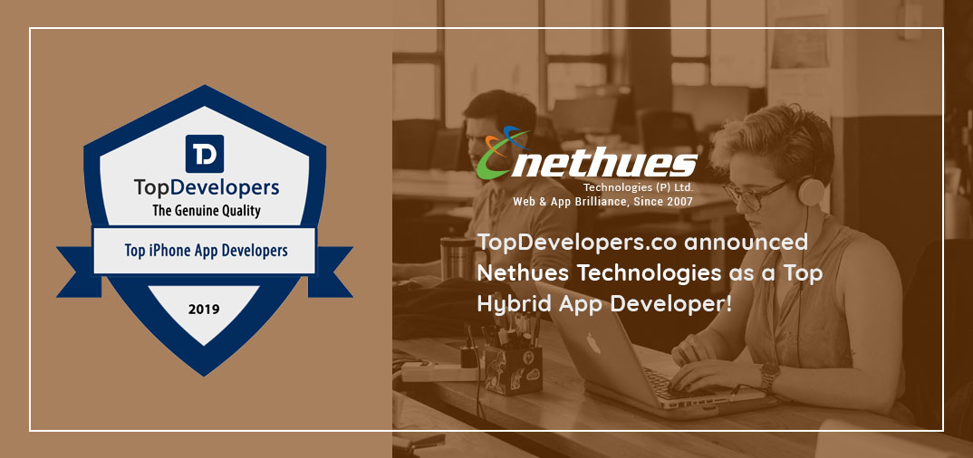 TopDevelopers.co Announced Nethues as a Top Hybrid App Developer